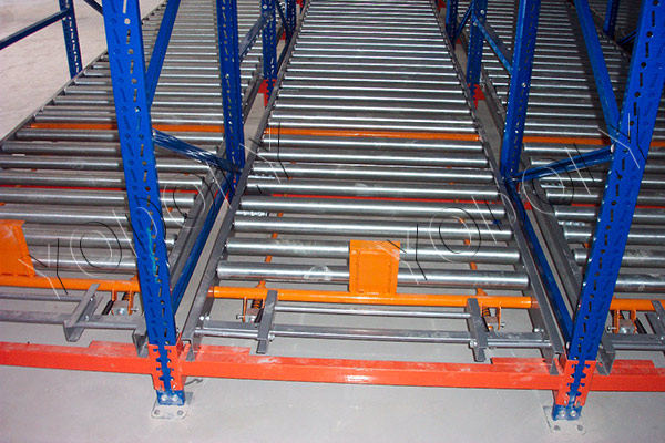 Gravity Roller Racking | Flow Racking – RAK GUDANG